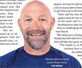 New WI Women’s head coach seeking 20 ‘good players’ - PressReader