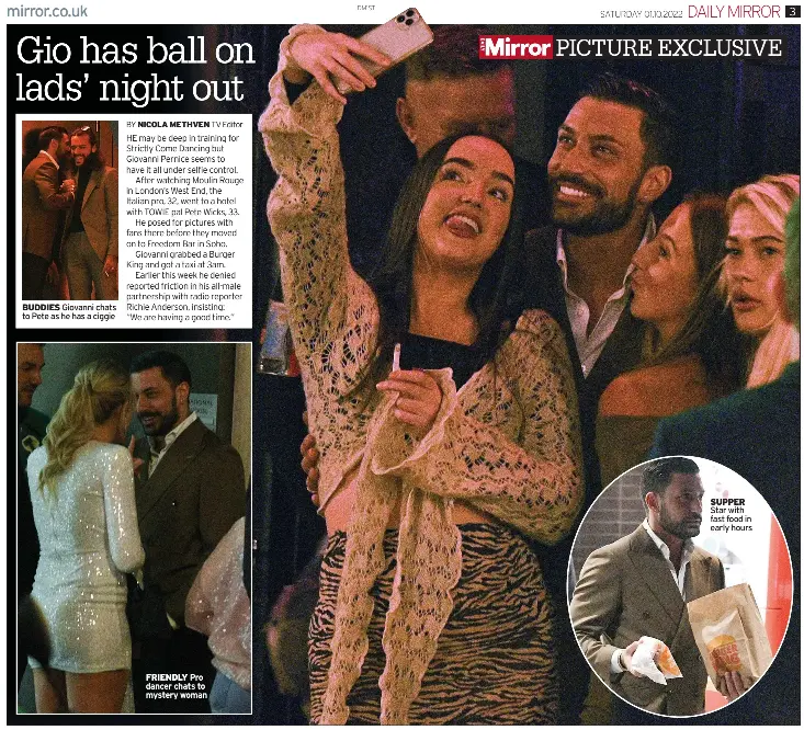 Gio has ball on lads’ night out - PressReader