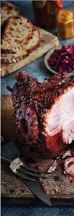 Mulled wine glazed ham - PressReader