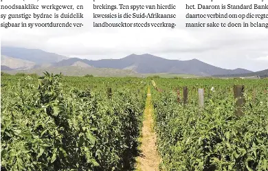 Landbou bly ruggraat van ekonomiese groei - PressReader