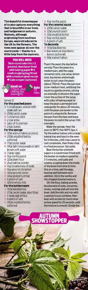 PEAR & WALNUT CAKE - PressReader