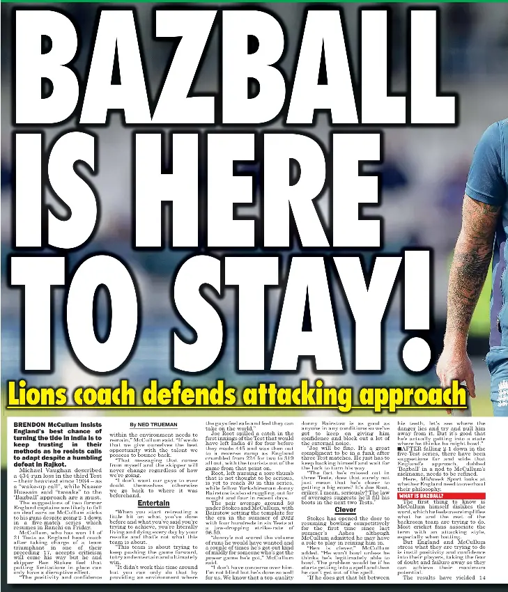 BAZBALL IS HERE TO STAY! - PressReader