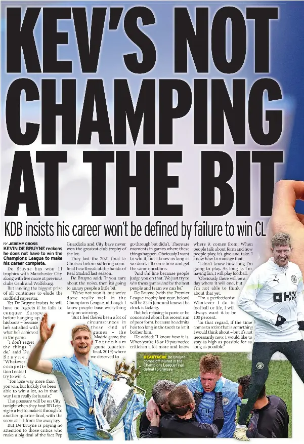 KEV’S NOT CHAMPING AT THE BIT - PressReader