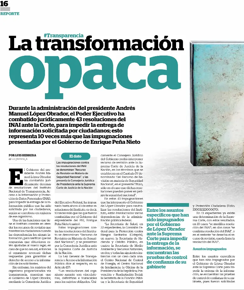 Opaca La transforma­ción - PressReader