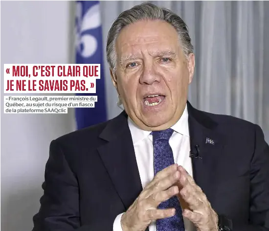 Legault répète qu’il n’était pas au courant des ratés - PressReader