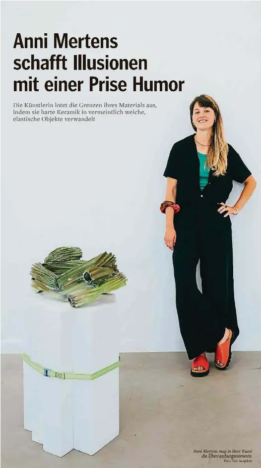 Anni Mertens schafft Illusionen mit einer Prise Humor - PressReader