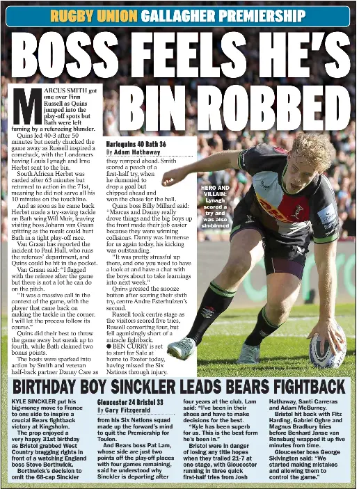 BOSS FEELS HE’S BIN ROBBED - PressReader