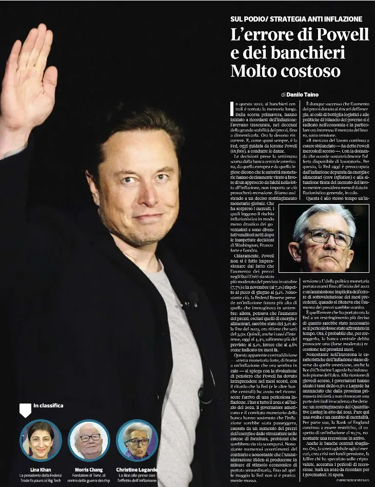 L’errore di Powell e dei banchieri Molto costoso - PressReader