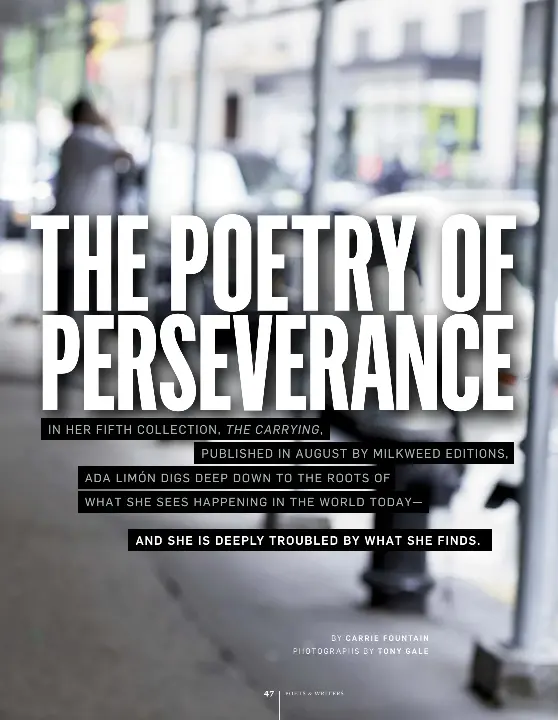 THE POETRY OF PERSEVERAN­CE - PressReader