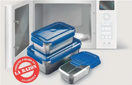 LA RAZÓN te trae un juego de tuppers de acero aptos para microondas ...