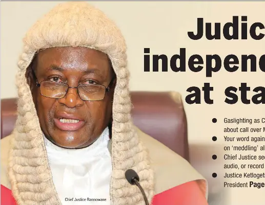 Judicial independen­ce at stake - PressReader