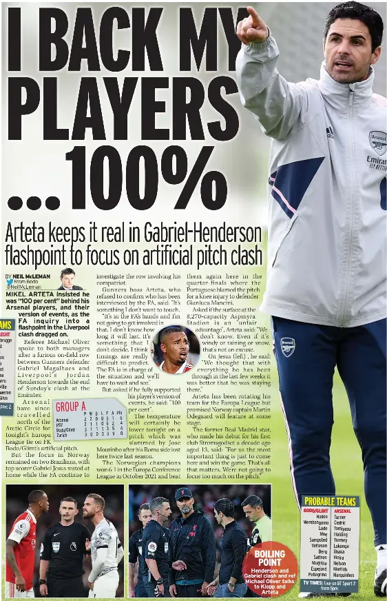 I BACK MY PLAYERS ...100% - PressReader
