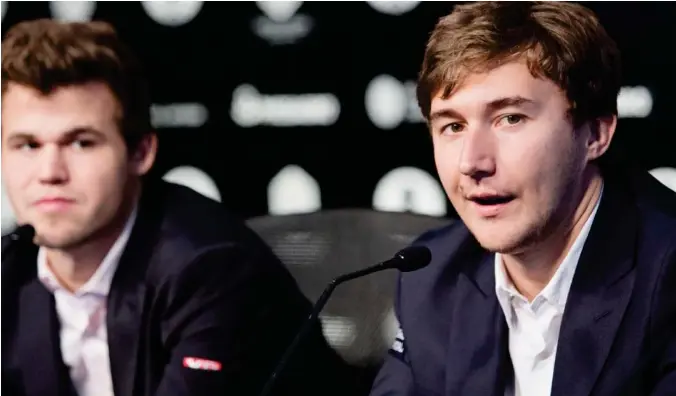 RIVAL-STIKK TIL CARLSEN NAERE: - PressReader