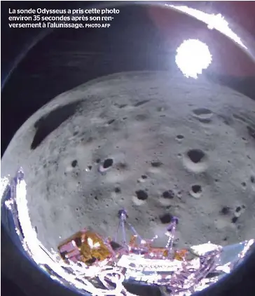 La sonde Odysseus révèle une autre face cachée de la Lune - PressReader
