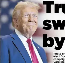 Trump completes swing state sweep by taking Arizona - PressReader