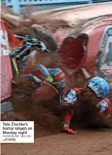 Belle Vue star Tate out for rest of season after horror crash - PressReader