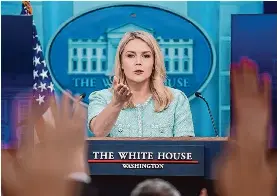 Leavitt off-base saying tariffs are ‘a tax cut’ - PressReader