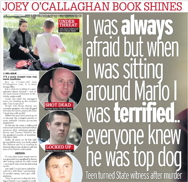 I was always afraid but when I was sitting around Marlo I was terrified ...