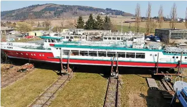 MS Gera in Saalburg nach Wartung zu Wasser gelassen - PressReader