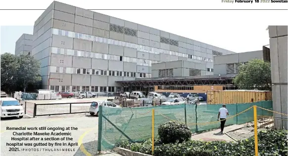 Gauteng asks for help with Charlotte Maxeke renovation­s - PressReader