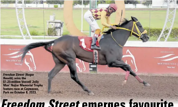 Freedom Street emerges favourite for George Hosang Trophy - PressReader