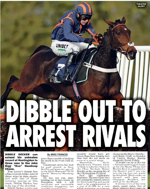 ALL OF TODAY’S TOP RACING TIPS DIBBLE OUT TO ARREST RIVALS - PressReader