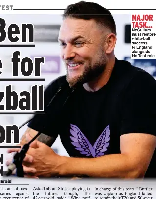 I want Ben with me for next Bazball revolution - PressReader