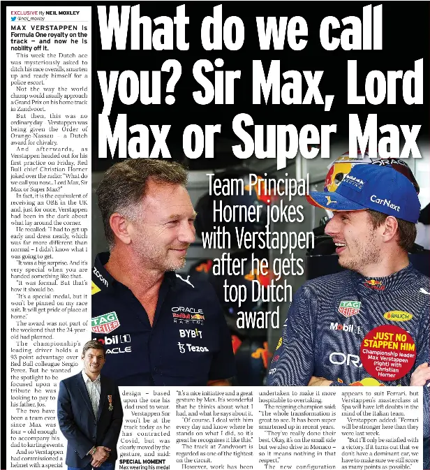 What do we call you? Sir Max, Lord Max or Super Max - PressReader