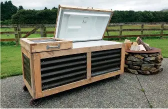 UPCYCLED OLD FRIDGE OUTDOOR CHILLY BINS - PressReader