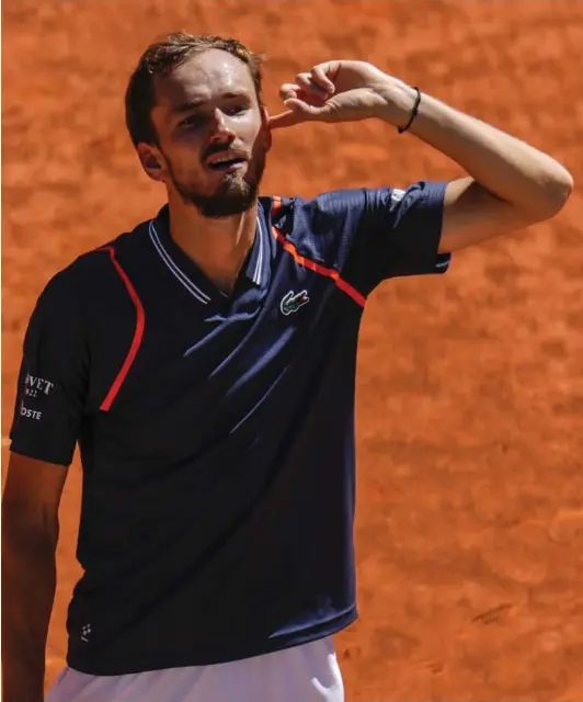 Las polémicas de Medvedev en su eliminació­n del Masters 1000 de Madrid - PressReader