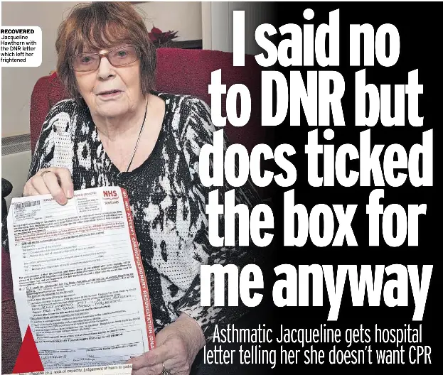 I said no to DNR but docs ticked the box for me anyway - PressReader