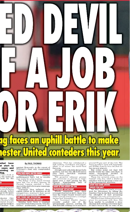 RED DEVIL OF A JOB FOR ERIK - PressReader