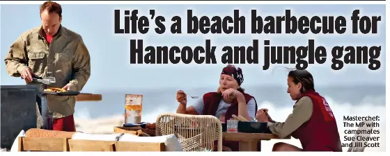 Life’s a beach barbecue for Hancock and jungle gang - PressReader