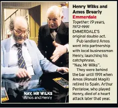 Henry Wilks and Amos Brearly Emmerdale - PressReader