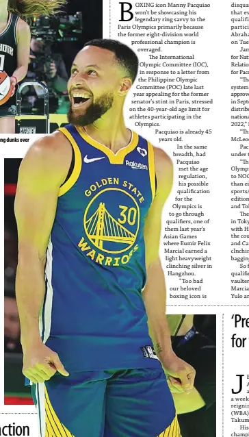 It’s Curry over Sabrina in 3-point showdown - PressReader