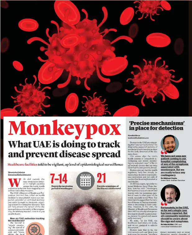 Monkeypox What UAE is doing to track and prevent disease spread ...