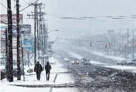 Freezing rain, icy roads are expected for area - PressReader