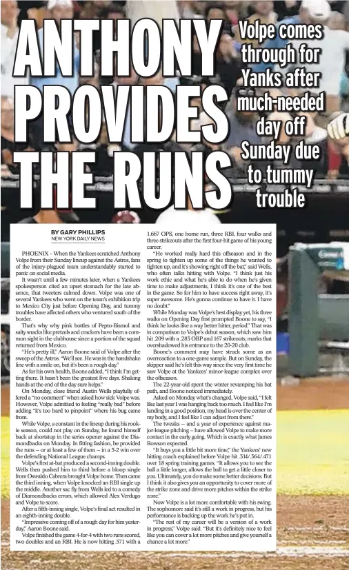 ANTHONY PROVIDES THE RUNS - PressReader