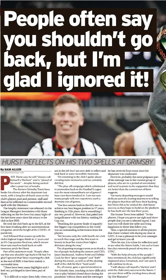 People often say you shouldn’t go back, but I’m glad I ignored it! - PressReader