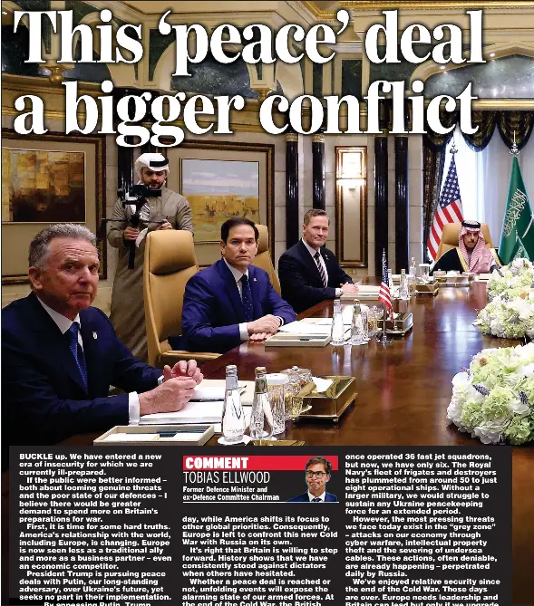 This ‘peace’ deal could lead to a bigger conflict says Hague - PressReader