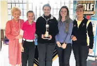 Prestbury Ladies claim victory in County Plate - PressReader