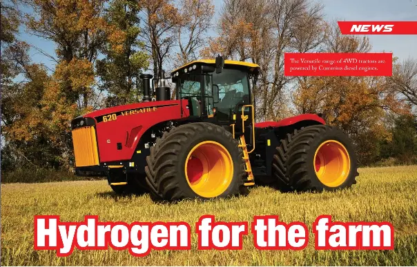 Hydrogen for the farm - PressReader