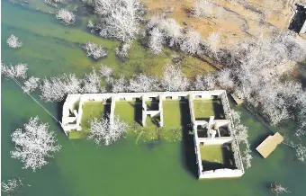 Submerged castle unveiled as Yusufeli Dam’s water released - PressReader