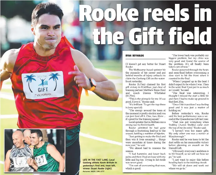 Rooke reels in the Gift field - PressReader