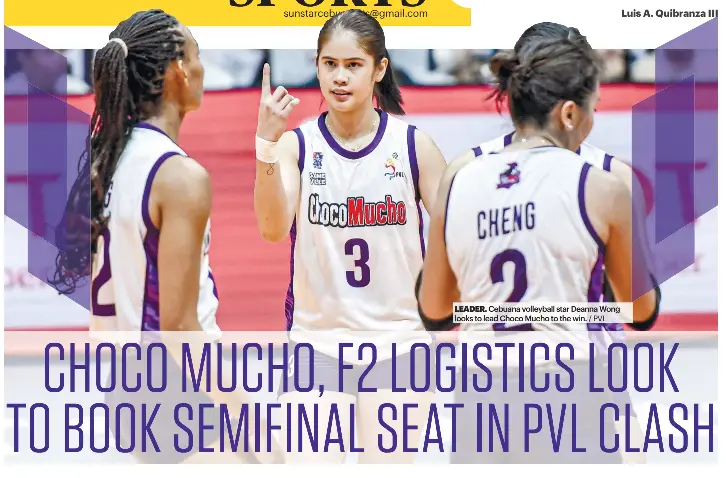CHOCO MUCHO, F2 LOGISTICS LOOK TO BOOK SEMIFINAL SEAT IN PVL CLASH - PressReader