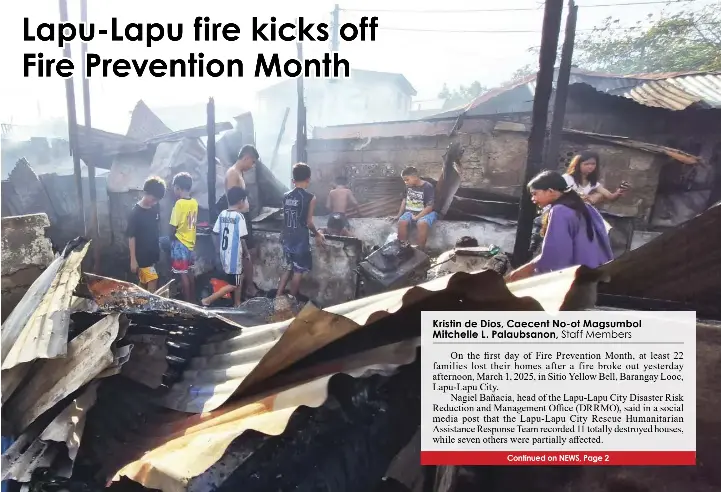 Lapu-Lapu fire kicks off Fire Prevention Month - PressReader