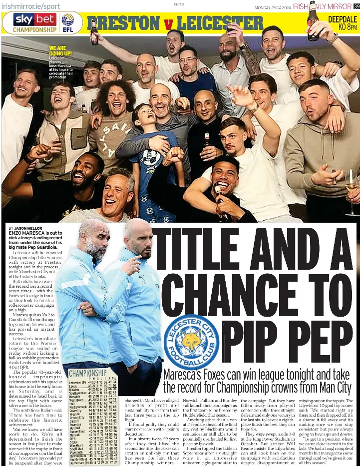 TITLE AND A CHANCE TO PIP PEP - PressReader