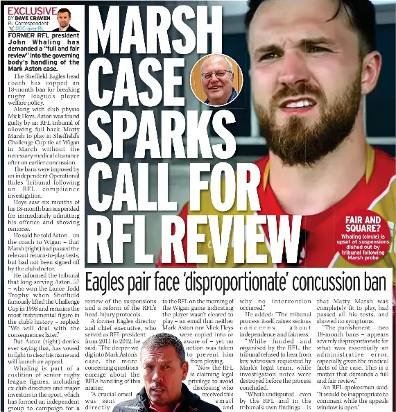 MARSH CASE SPARKS CALL FOR RFL REVIEW - PressReader