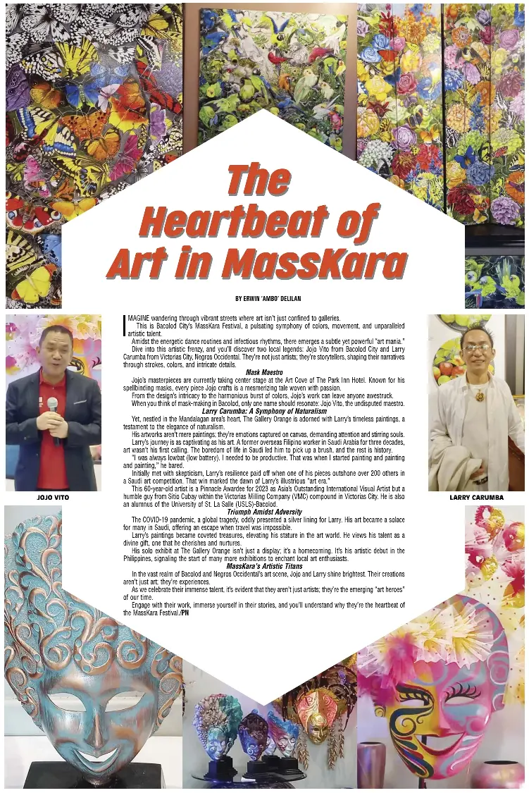 The Heartbeat of Art in MassKara - PressReader