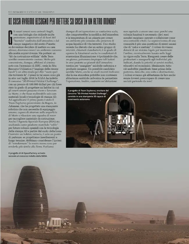 DI COSA AVREMO BISOGNO PER METTERE SU CASA IN UN ALTRO MONDO? - PressReader